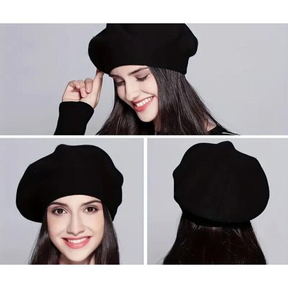 Madonna's Boutique | Accessories | Classic French Style Warm Solid ...